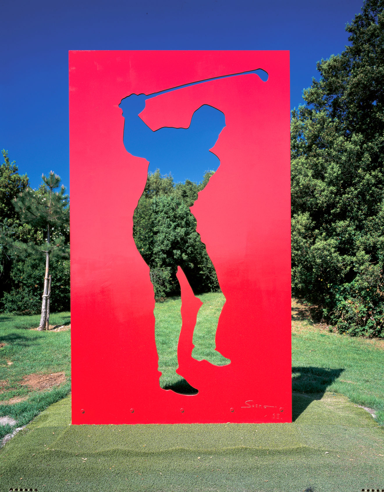 Swing on the green - Sacha Sosno